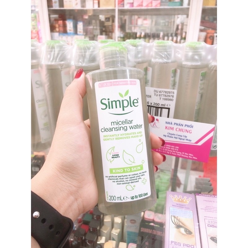 Nước tẩy trang Simple cho da nhạy cảm 200ml | Shopee Việt Nam