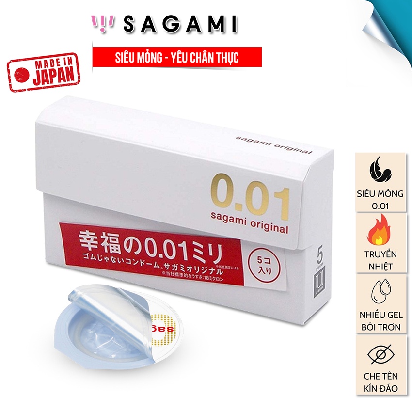 Bao Cao Su Sagami Original 001 – Dòng Bcs Siêu Mỏng, Cho Cảm Xúc Chân ...