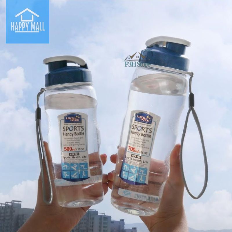 Bình nước thể thao Lock&Lock Handy Bottle 500ml ABF721 và 700ml ABF722 ...