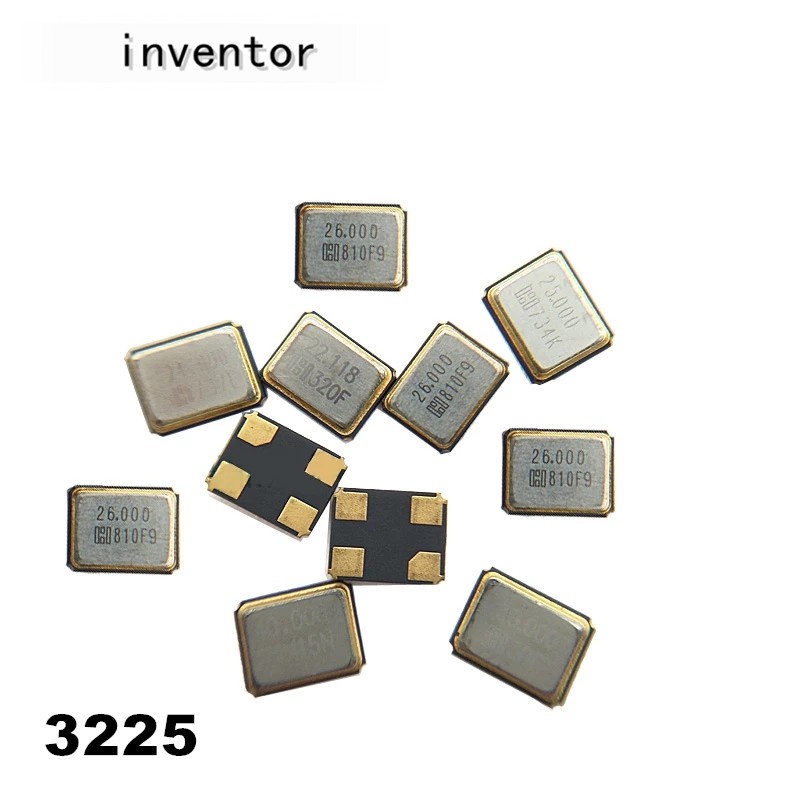 Bộ 10 Thiết Bị Cộng Hưởng Thạch Anh 3225 Smd 4pin 8m 10m 12m 13.56m 16m 20m 24m 25m 26m 27.12m ...