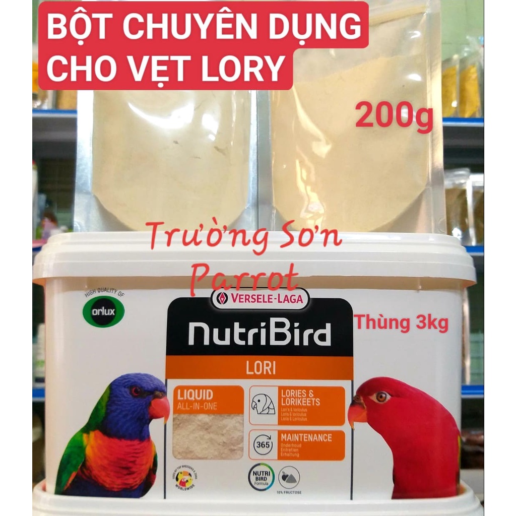 Gói 100g Bột chuyên dụng dành cho vẹt lory orlux/nutri | Shopee Việt Nam