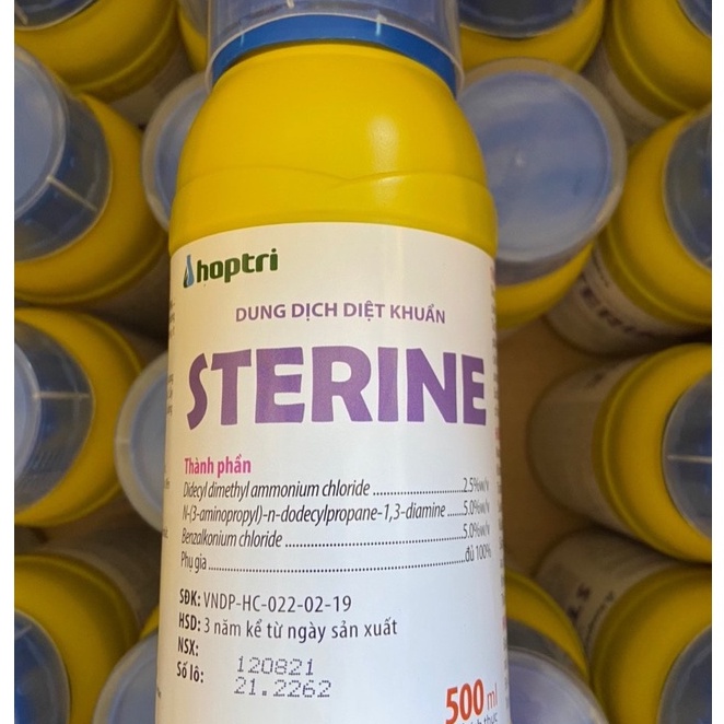 Dung dịch diệt khuẩn Sterine chai 500ml ⚜️FREESHIP⚜️ dung dịch khử ...
