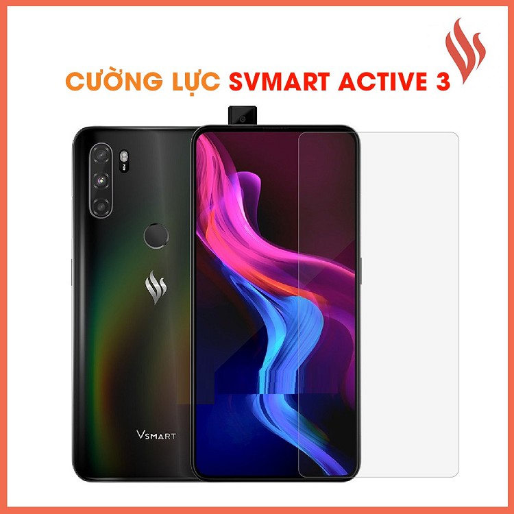 Kính cường lực Vsmart Active 3 trong suốt full viền - Dán màn hình ...