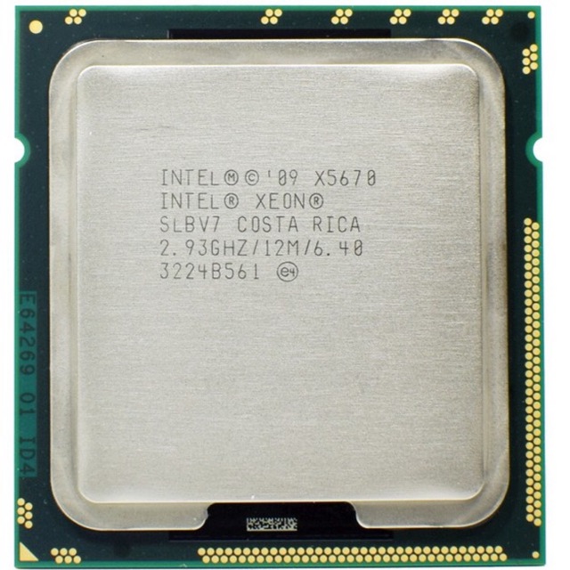 Intel Xeon X5670, 6 lõi 12 luồng gần trùm cuối dòng socket 1366 main ...
