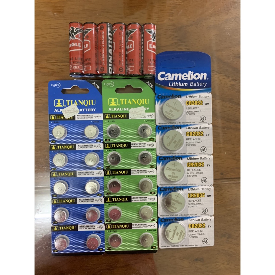 Pin AA/CR2032/AG10/AG13 Sử Dụng Cho Các Loại Đèn Led Dây Trang Trí ...