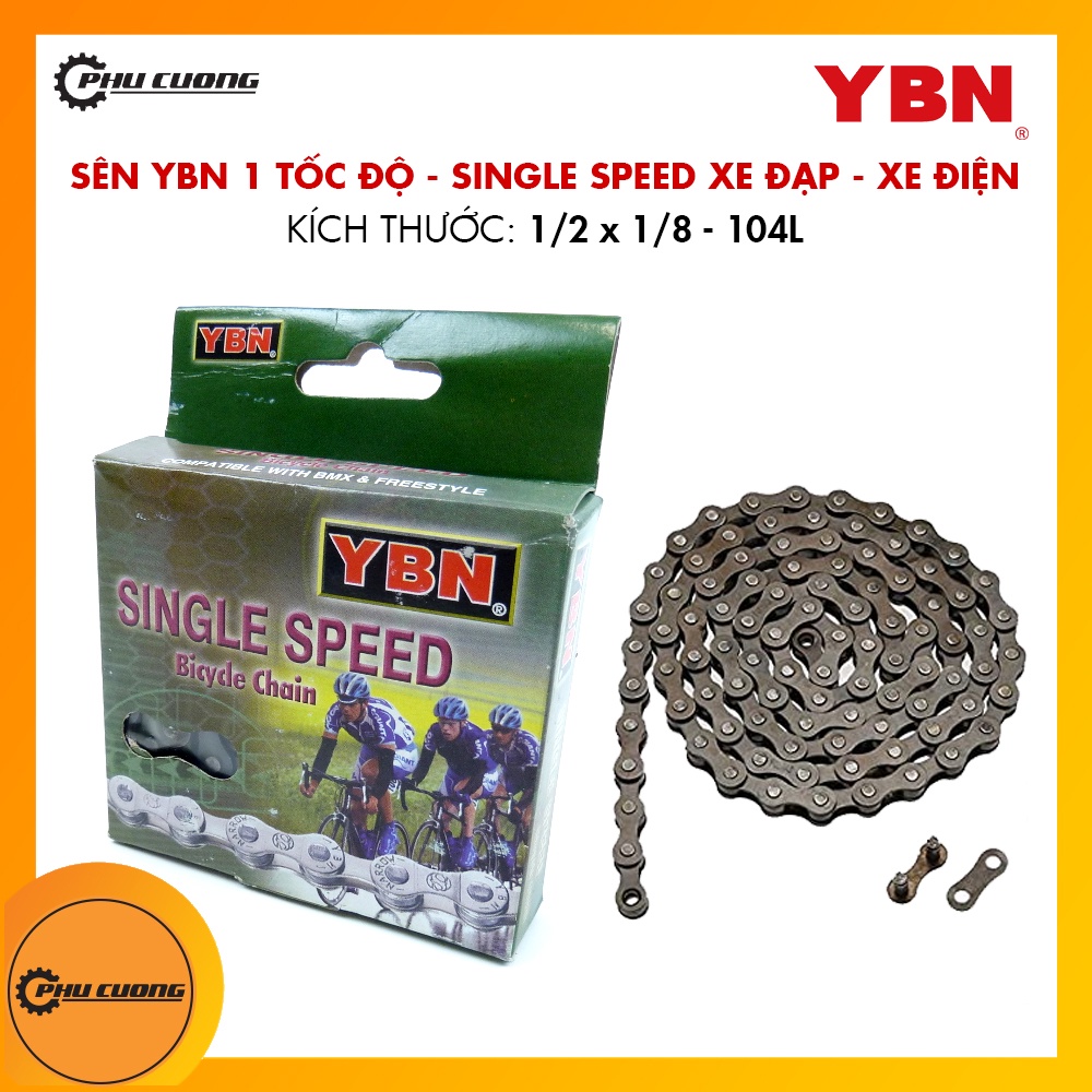 Sên Xe Đạp 1 Tốc Độ [ Single Speed ] Loại Tốt - 104L | Shopee Việt Nam
