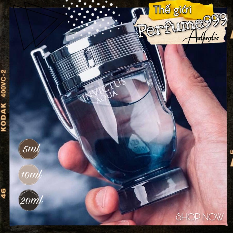 💮 Nước hoa chính hãng Invictus Aqua EDT 2018 Test 5ml/10ml/20ml ...