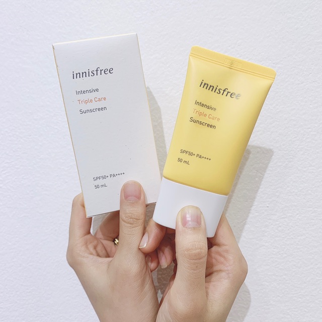 KCN Innisfree Intensive Triple care sunscreen spf50pa+++ | Shopee Việt Nam
