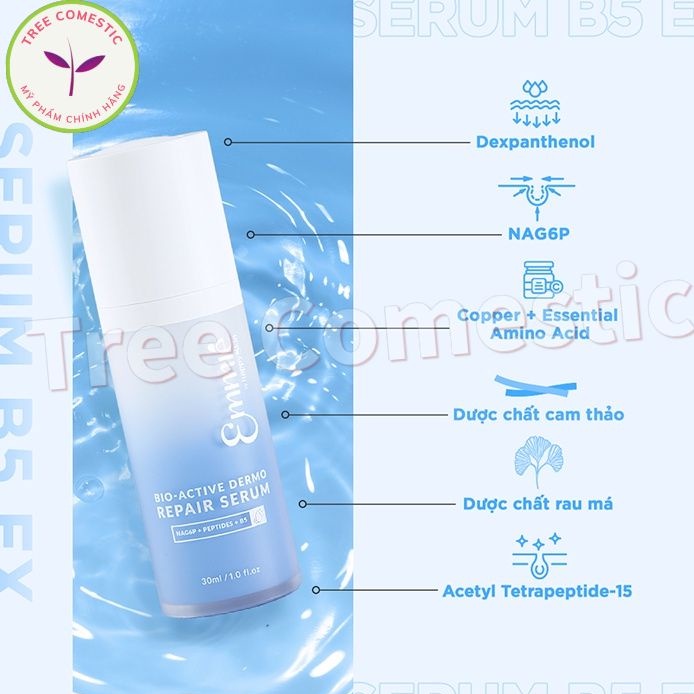 [CHÍNH HÃNG EMMIÉ BY HAPPY SKIN] Serum Sinh Học B5 Phục Hồi Đa Tầng ...