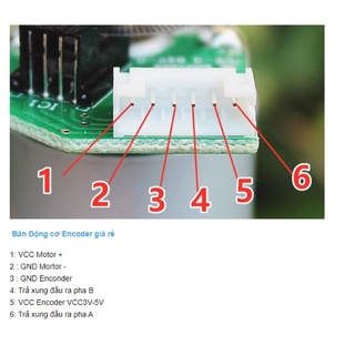 Động cơ encoder 96 xung 2 kênh AB (có kèm dây bus) | Shopee Việt Nam