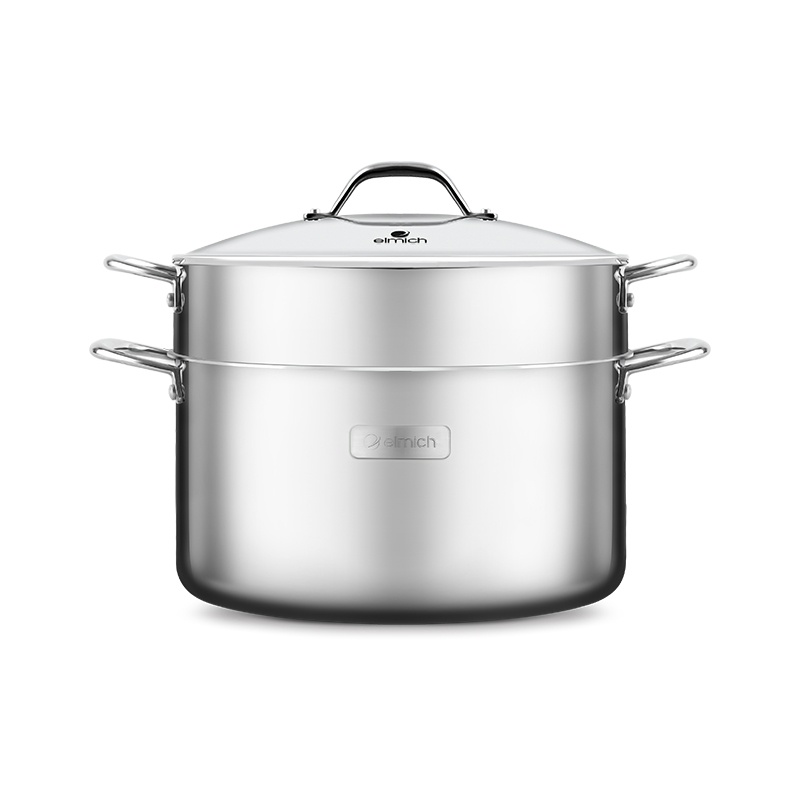 [LIFEMCMBP4 -12% đơn 250K] Nồi hấp đa năng inox liền khối Elmich Trimax ...