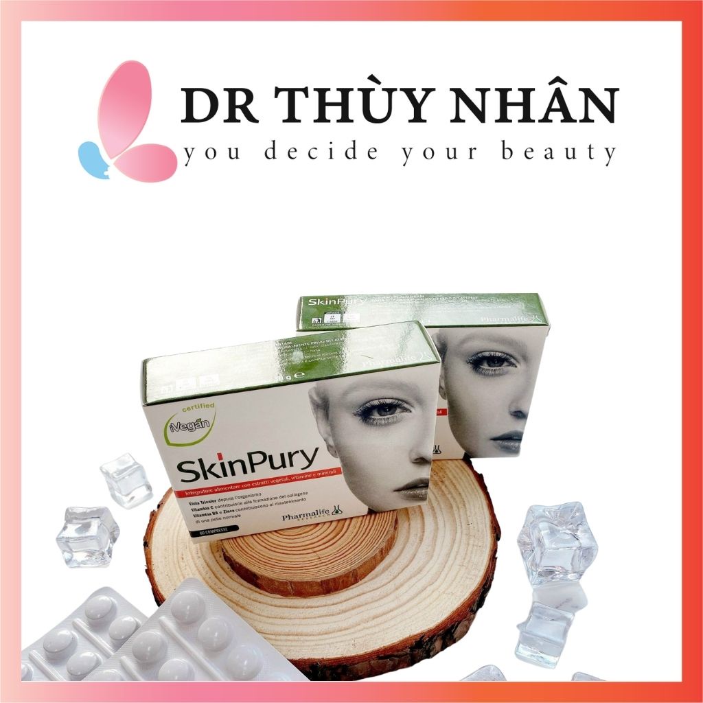 Viên uống giảm mụn thải độc Skin Pury giúp detox da thúc đẩy sản sinh ...