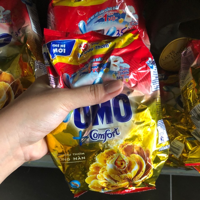 Bột giặt OMO COMFORT tinh dầu thơm tinh tế 350g | Shopee Việt Nam