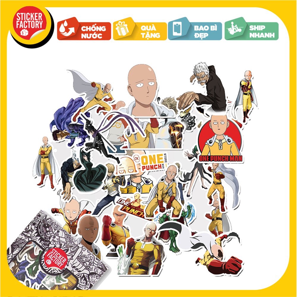 One-Punch Man - Set 30 sticker hình dán | Shopee Việt Nam