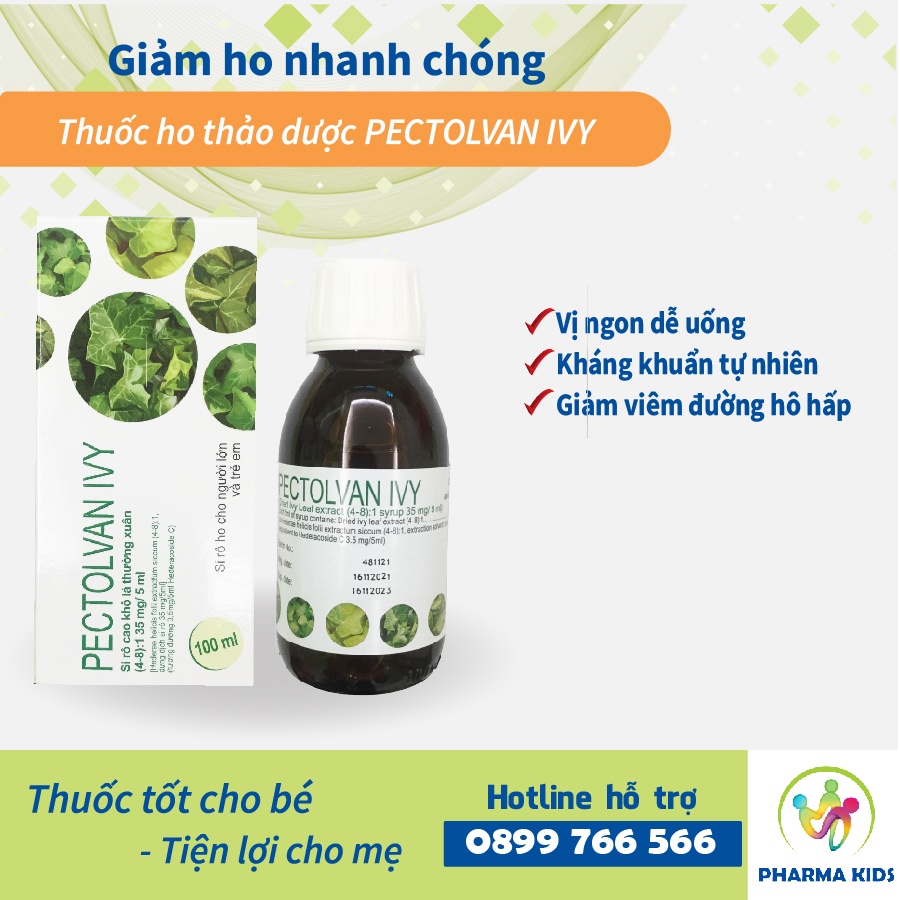 Siro giảm ho - Pectolvan Ivy | Shopee Việt Nam