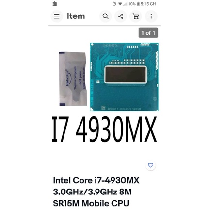 Cpu Laptop i7 4930MX Extreme | Shopee Việt Nam