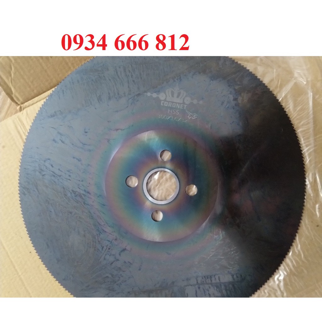 Lưỡi cưa thép gió cắt sắt, inox ko bavia HSS CORONET 300x1.6x32, 300x2 ...