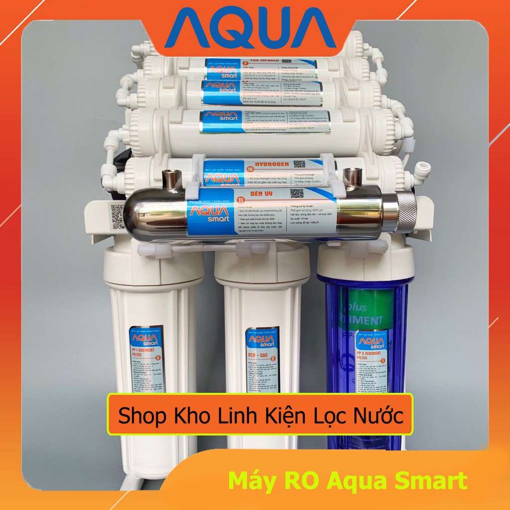 Máy Lọc Nước RO Aqua Smart 11 cấp lọc đèn UV | Shopee Việt Nam