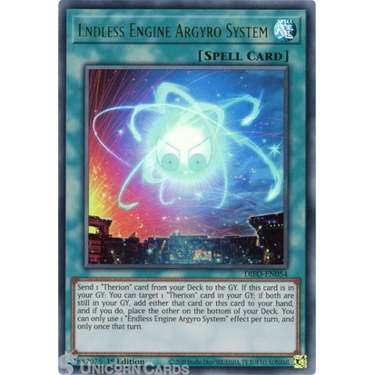 Thẻ bài YUGIOH - Endless Engine Argyro System - DIFO-EN054 - Ultra Rare ...