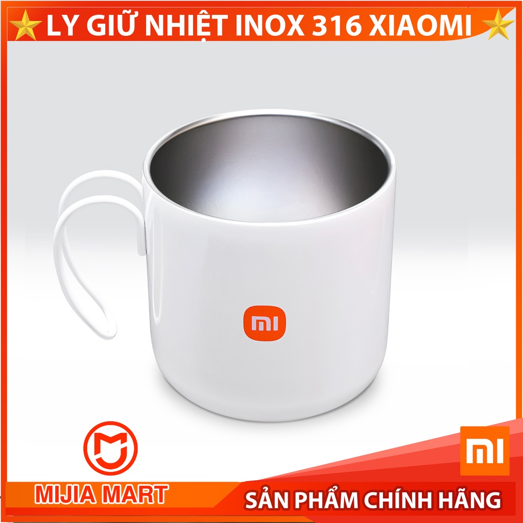 Ly inox giữ nhiệt Xiaomi 400ml. Cốc giữ nhiệt inox 316 | Shopee Việt Nam