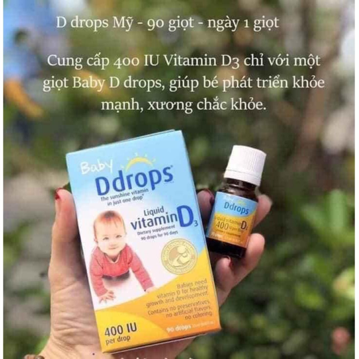 Baby Drops Vitamin D3 90 Giọt - Canada | Shopee Việt Nam