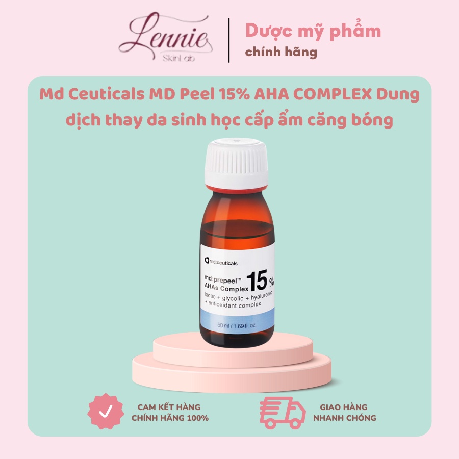 Md:ceuticals Md Prepeel AHAs Complex 15% 50ml - Dung dịch thay da sinh ...