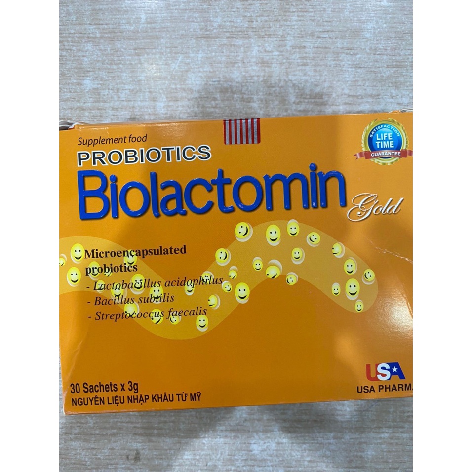 CỐM VI SINH BIOLACTOMIN GOLD CÂN BẰNG HỆ TIÊU HÓA ĐƯỜNG RUỘT CHỐNG TÁO ...
