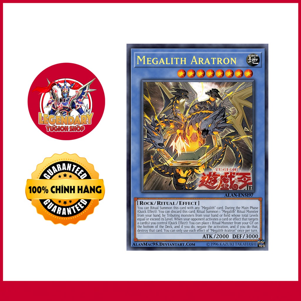 [Thẻ Bài Yugioh Chính Hãng] Megalith Aratron | Shopee Việt Nam