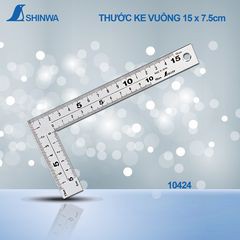 Thước ke vuông Nhật Bản 15 x 7.5cm Shinwa 10424 | Shopee Việt Nam