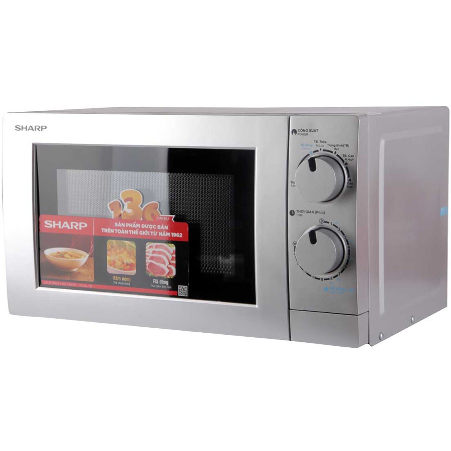 Lò Vi Sóng Sharp R-207VN-SL Dung Tích 20L Hàng Chính Hãng - R-207VN-SL | Shopee Việt Nam