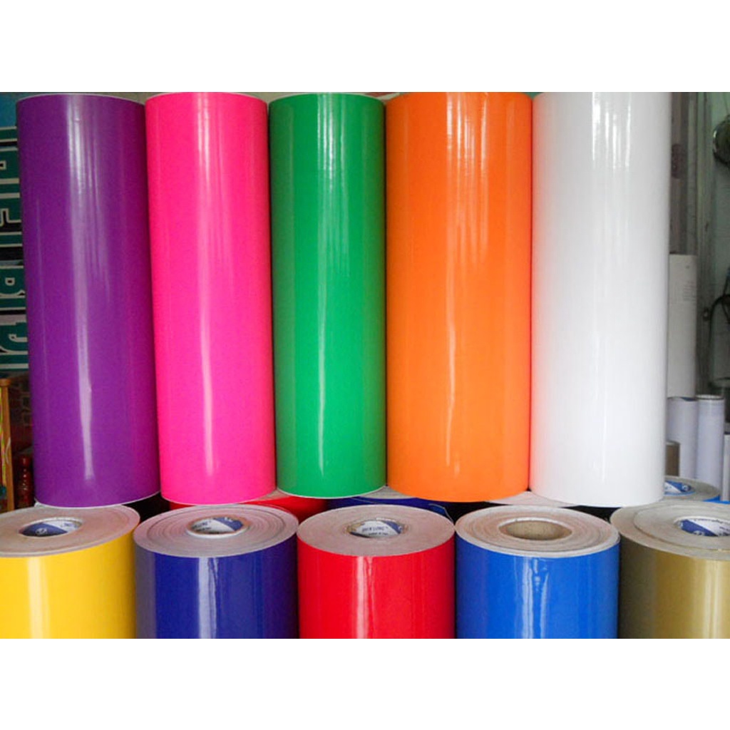 Giấy DECAL PVC Màu Trơn Dán Kính, Dán Xe, Trang Trí Nhà Cửa Khổ 60CM Có ...