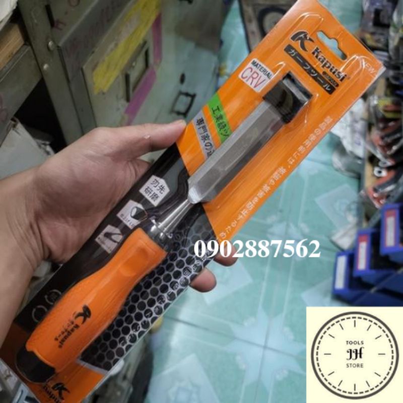 đục gỗ cầm tay điêu khắc kapusi japan đầu bằng (10mm 12mm 14mm 16mm 19mm 22mm 25mm) | Shopee ...