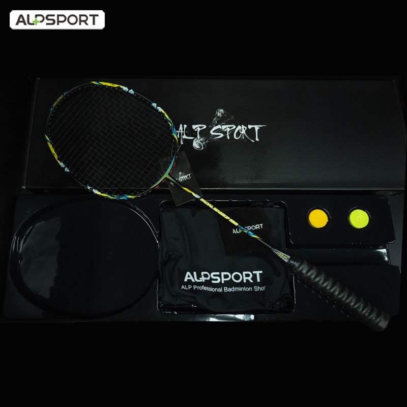 Vợt cầu lông ALPSPORT ALP LP 1 9U G5 Max 32Lbs siêu nhẹ 57-59G 100% ...