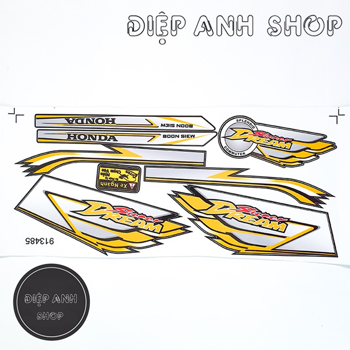 Tem xe Dream - Tem chế xe Dream ( VIDEO THỰC TẾ) | Shopee Việt Nam