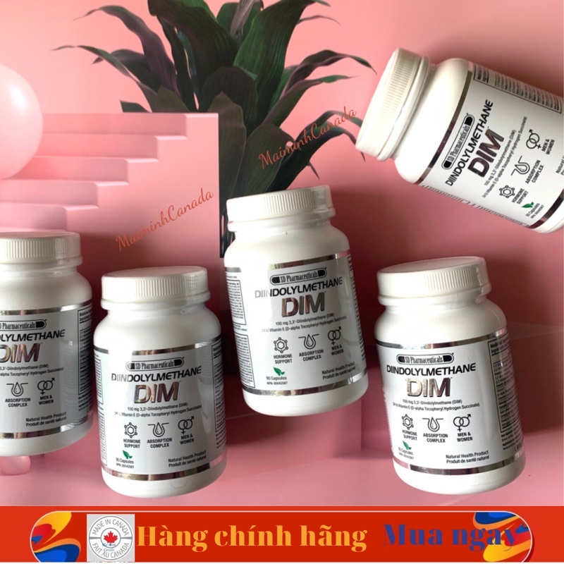 Viên uống Dim SD Pharmaceuticals DIINDOLYLMETHANE DIM 90 viên | Shopee ...
