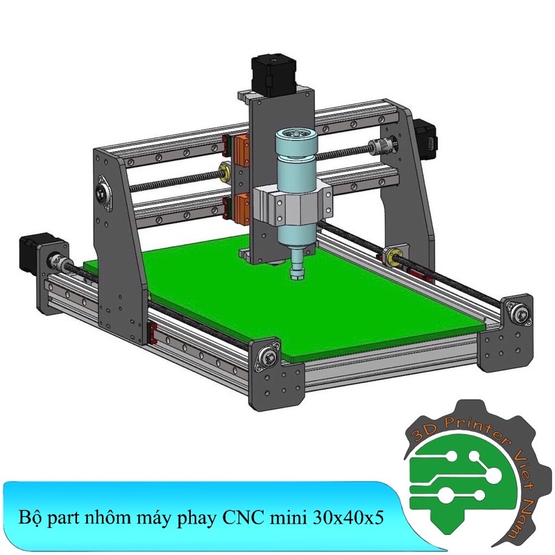 Bộ part nhôm máy phay CNC mini 30x40x5 | Shopee Việt Nam
