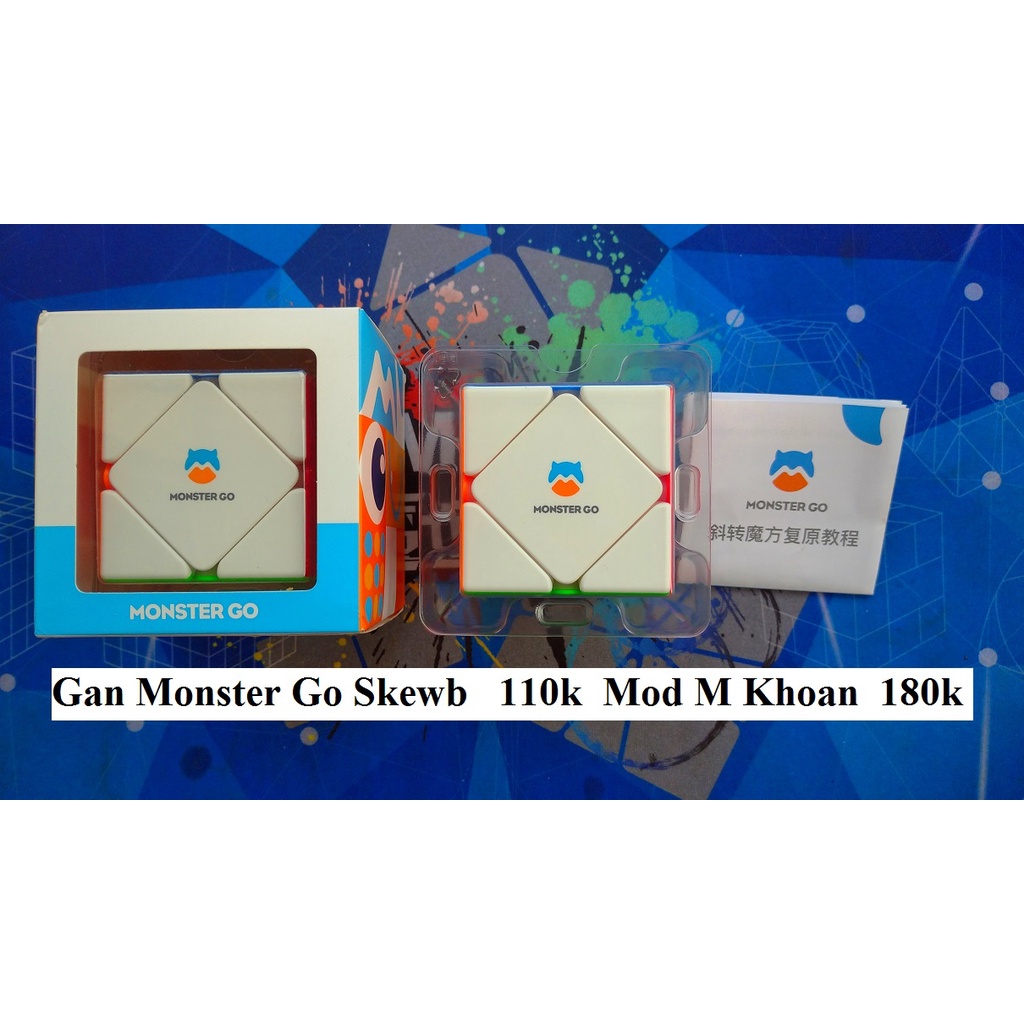 Biến Thể Rubik Skewb Monster Go Thường/ Mod M Khoan | Shopee Việt Nam
