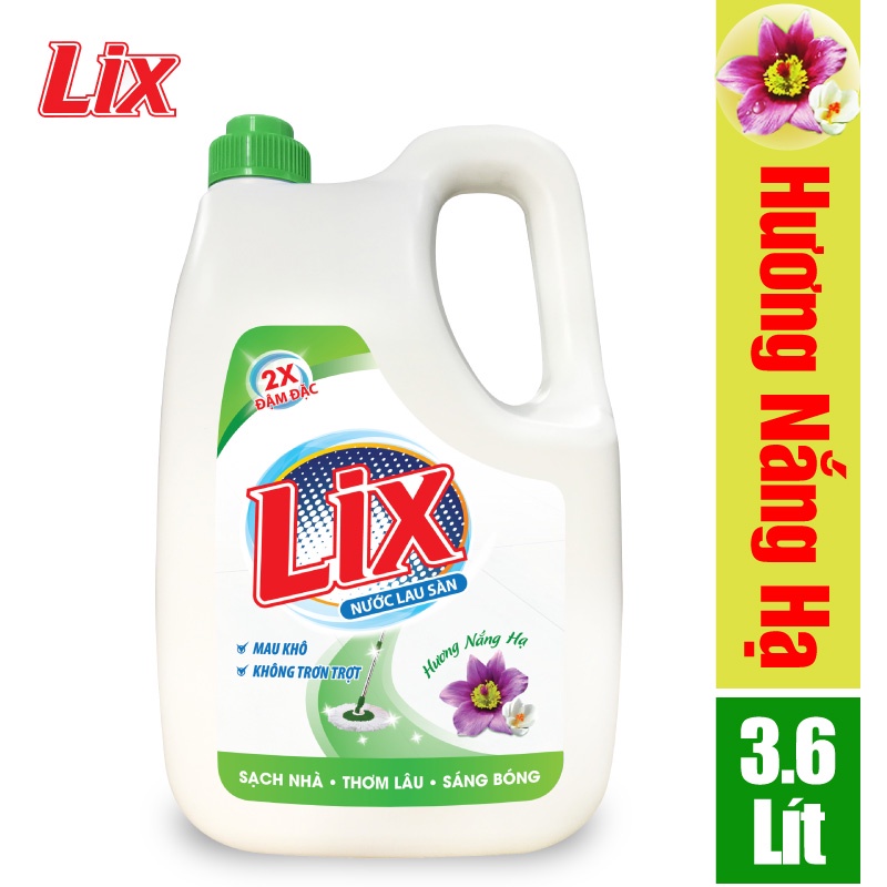 Nước lau sàn LIX hương nắng hạ 3.6 lít LH360 | Shopee Việt Nam