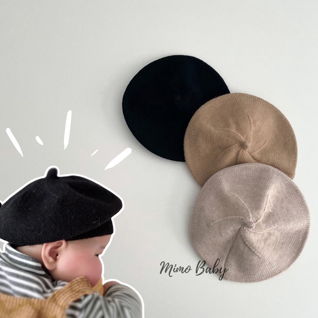 Mũ nồi len basic Style hàn quốc đáng yêu cho bé (6m-3y) Mimo baby MN79 ...