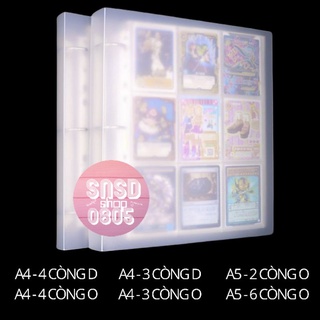 Binder A4, Binder A5, Bìa Cứng Đựng Sheet Card Sưu Tầm Thẻ Bài ...