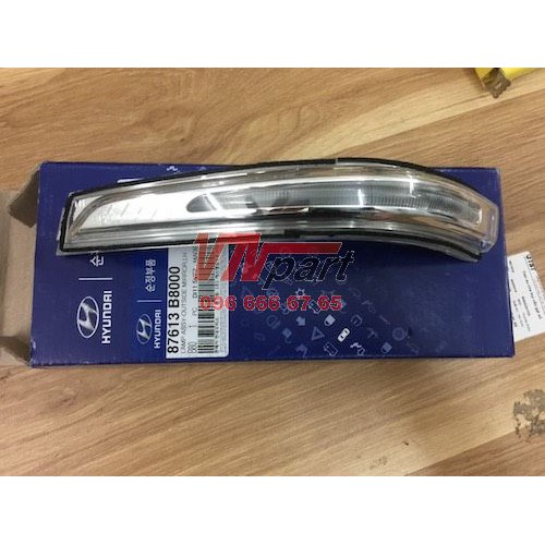 Đèn Nhan Trên Gương Hyundai Santafe 87613B8000 Xịn Hyundai | Shopee ...