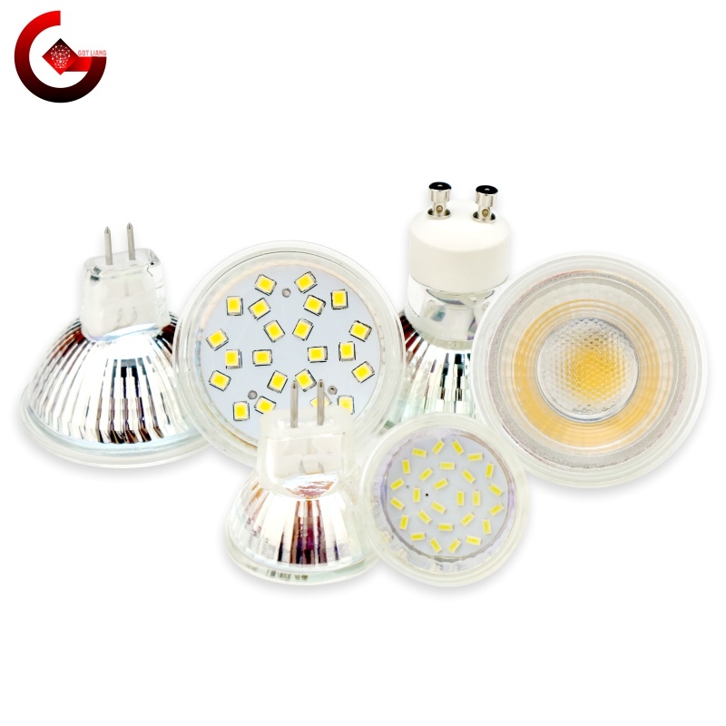Bóng Đèn LED COB 12V 220V MR16 GU10 GU5.3 3W 5W 24 / 120 Độ Ánh Sáng ...