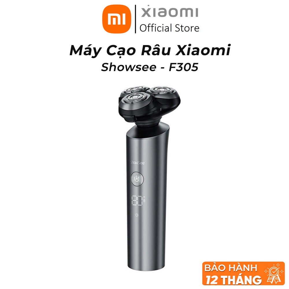 Máy cạo râu Showsee F305-GY, động cơ tốc độ cao chạy êm ái, màn hình ...