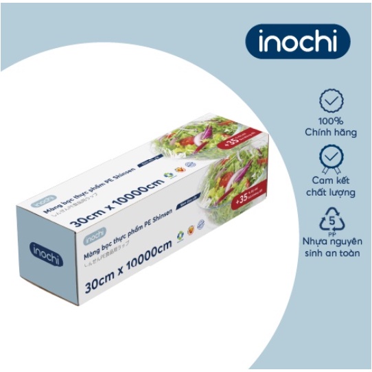 Màng bọc thực phẩm PE Shinsen - Inochi - 30cm x 10000cm | Shopee Việt Nam
