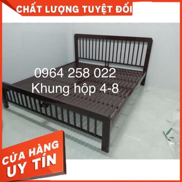 Giường khung hộp ngang 1m6 dài 2m freeship Tphcm (hình chụp thật ...