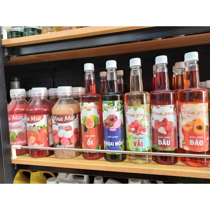 Siro Vina / Syrup Chai 750mlv - Đủ Mùi Vị | Shopee Việt Nam