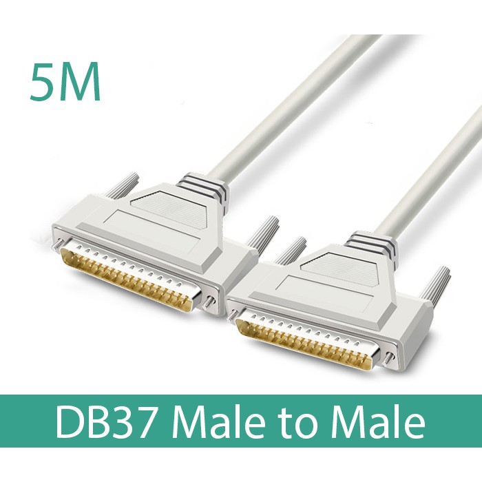 Dây COM DB37 Male sang DB37 Male (đực-đực) dài 5M chân đồng dùng điều ...