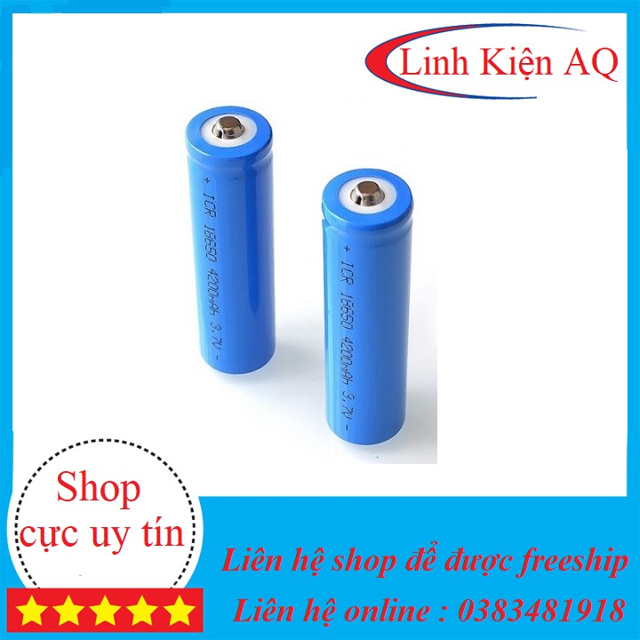 Pin Li-on 18650 dung lương 4200mAh dòng xả 10C(loại tốt) | Shopee Việt Nam