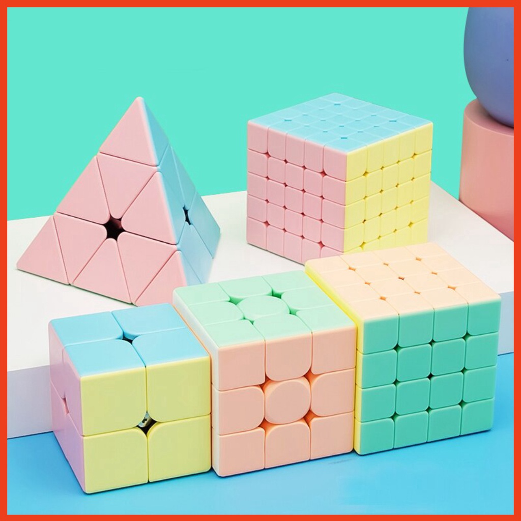 Bộ Sưu Tập Rubik MoYu Macaron 2x2 3x3 4x4 5x5 Pyraminx Rubic Biến Thể ...