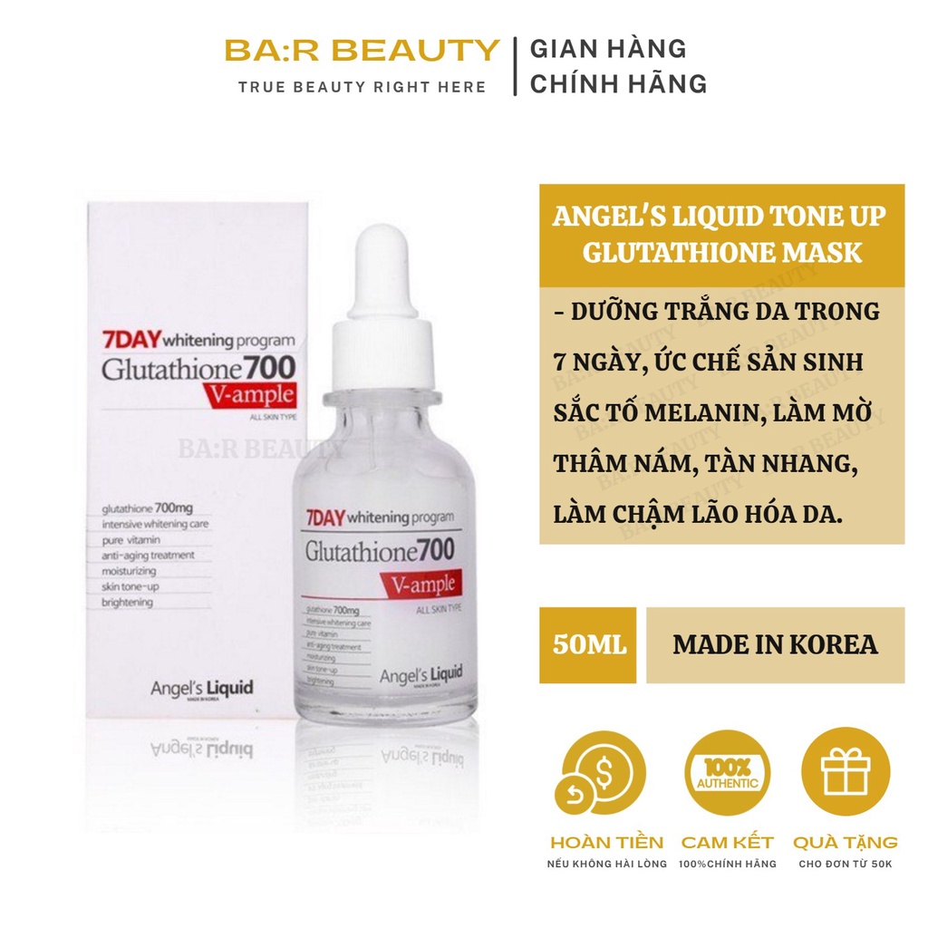 [Chính hãng] SERUM 7 DAY WHITENING PROGRAM GLUTATHIONE 700 50ml ...